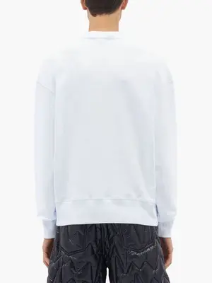 MSGM Logo-print Cotton Sweatshirt
