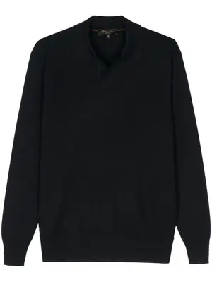 Loro Piana Buttonless Polo Shirt