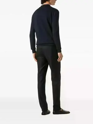 Loro Piana Buttonless Polo Shirt - Blue