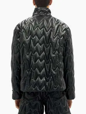 MSGM Quilted Padded Jacket - Black