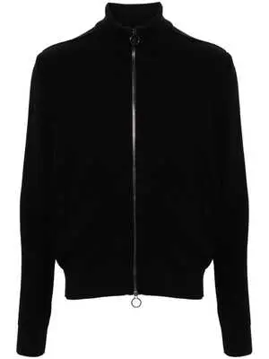 Paul & Shark Ribbed-knit Cardigan - Black
