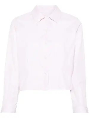 Thom Browne Striped Cropped Shirt