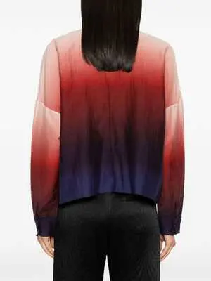 FORTE_FORTE Gradient-effect Blouse