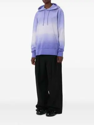 JW Anderson Logo-embroidered Gradient Hoodie
