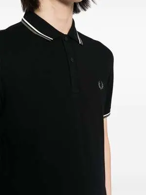 Fred Perry Twin Tipped Polo Shirt - Black