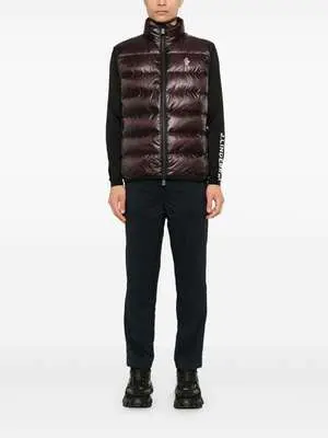 Moncler Panelled Gilet - Purple