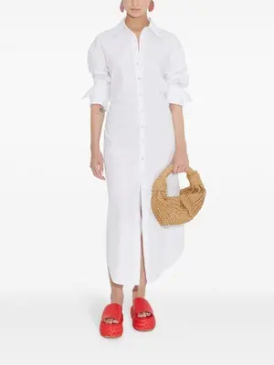 simon miller loch poplin maxi dress Simon Miller Loch Embellished Maxi Dress on Garmentory