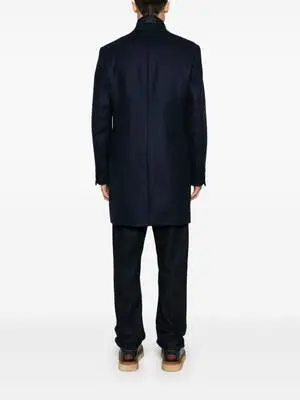 FAY Layered Overcoat - Blue