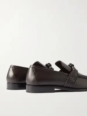 Bottega Veneta Astaire Knot-detailed Loafers - Brown