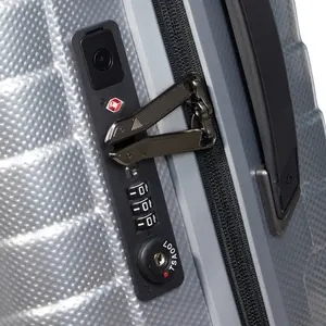 SAMSONITE Proxis -inches Carry On Spinner Suitcase - Silver