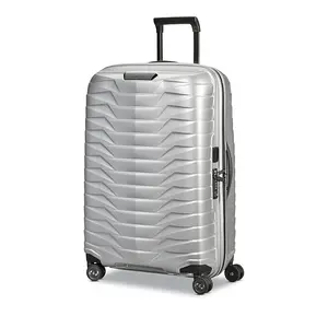 SAMSONITE Proxis Medium Spinner Checked Suitcase - Silver