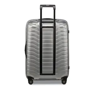 SAMSONITE Proxis Medium Spinner Checked Suitcase - Silver