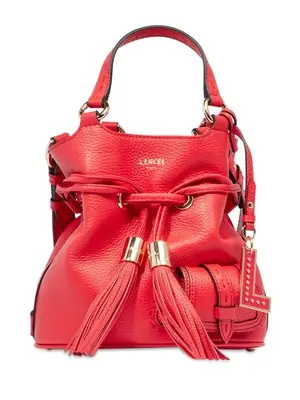 LANCEL Small Premier Flirt Bucket Bag - Red