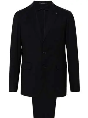 Tagliatore Logo-plaque Suit - Blue