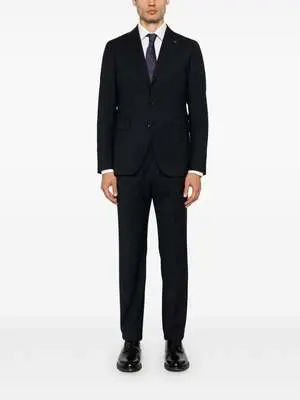 Tagliatore Logo-plaque Suit - Blue