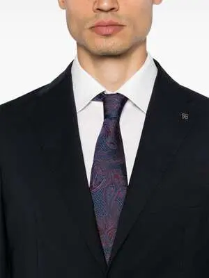 Tagliatore Logo-plaque Suit - Blue
