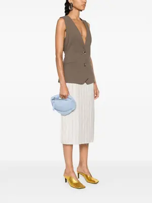 Federico Cina Silver Tone Mini Bags For Women