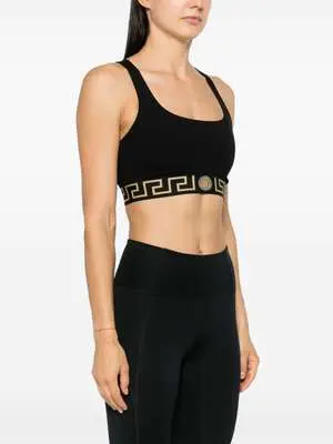 Versace Greca-border Crop Top