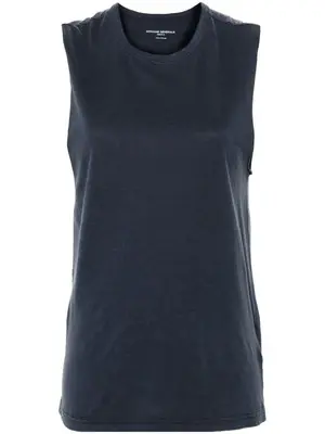 Officine Générale Crew-neck Tank Top - Blue