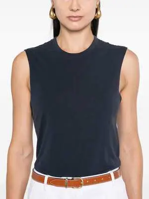 Officine Générale Crew-neck Tank Top - Blue