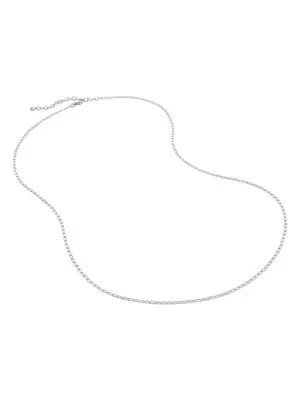Monica Vinader Open Link Necklace - Silver