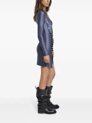 Rabanne Asymmetric T-shirt Mini Dress