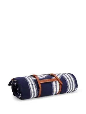 Ralph Lauren Logo Pattern Knitted Blanket
