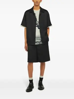 JIL SANDER Drawstring-waist Shorts - Black