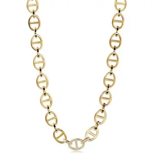 JANE BASCH DESIGNS Oval Link Chain Necklace