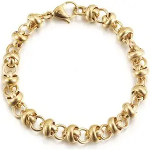 JANE BASCH DESIGNS Rolo Chain Link Bracelet - Gold