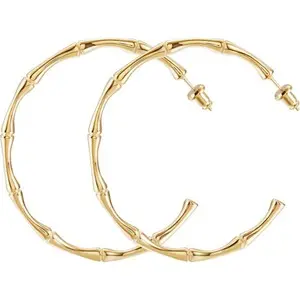 JANE BASCH DESIGNS Bamboo Hoop Earrings