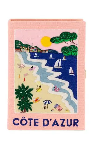 OLYMPIA LE-TAN Olympia Le-Tan Côte D'Azur Plage Book Clutch