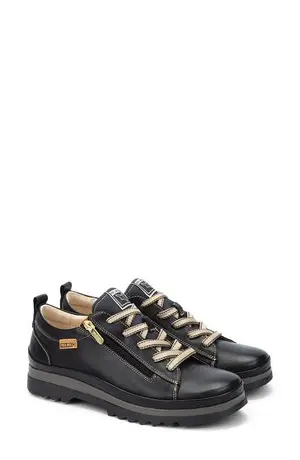 Pikolinos Vigo Leather Sneakers - Black