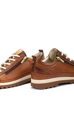 Pikolinos Vigo Leather Sneakers - Brandy