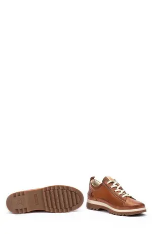 Pikolinos Vigo Leather Sneakers - Brandy