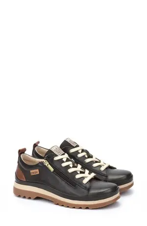Pikolinos Vigo Leather Sneakers - Forest