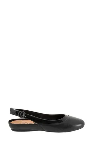 Softwalk Sheffield Slingback Flat - Black