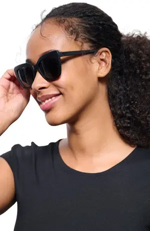 ECO Kilda Cat-eye Sunglasses - Black