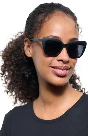 ECO Kilda Cat-eye Sunglasses - Black