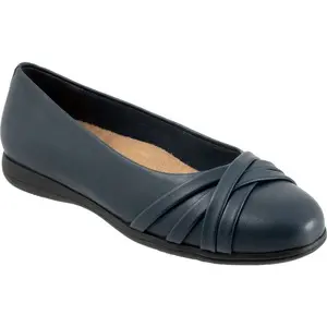 Trotters Daphne Flat - Navy