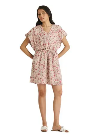 REISTOR Relaxed Drawstring Mini Dress
