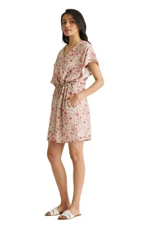 REISTOR Relaxed Drawstring Mini Dress