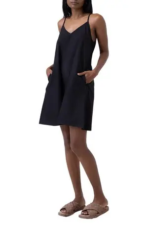 REISTOR Short Tent Dress With Back Tie - Solid