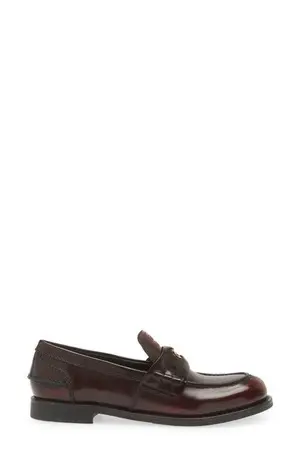Miu Miu Leather Penny Loafer