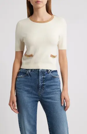 French Connection Short Sleeve Sweaters For Women
