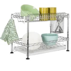 JONATHAN Y Brooklyn 24" Adjustable Dish Rack