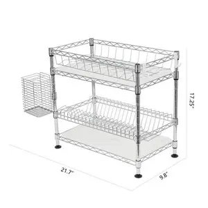 JONATHAN Y Brooklyn 24" Adjustable Dish Rack