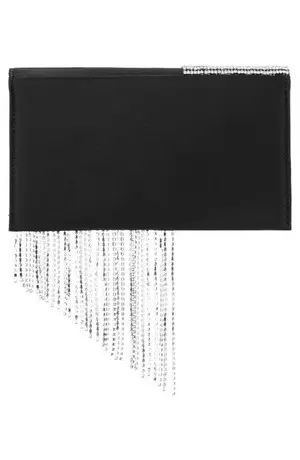 Nina Carma Fringe Clutch