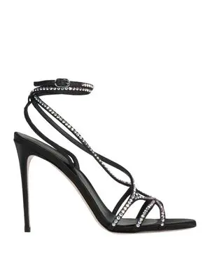 LE SILLA Slingback Sandals With Crystal Embellishments