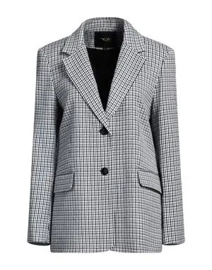 Maje Single-breasted Flannel Blazer - White